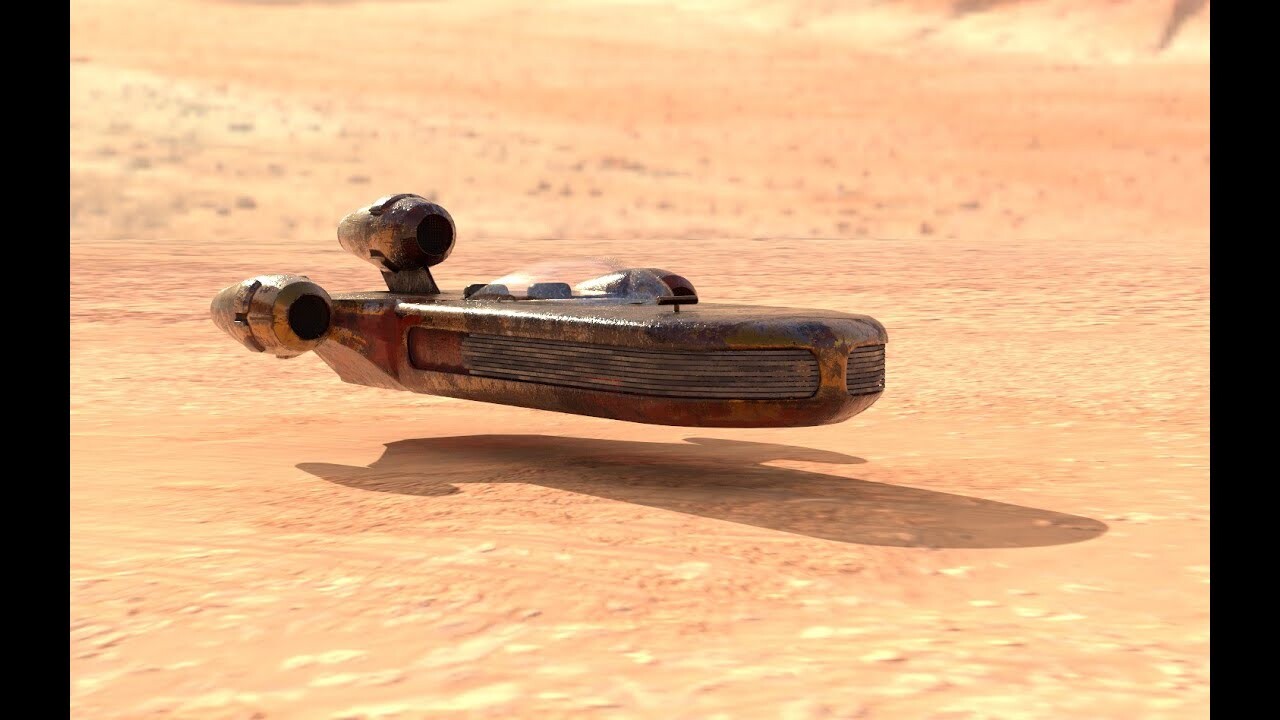 ArtStation - Tatooine Scene