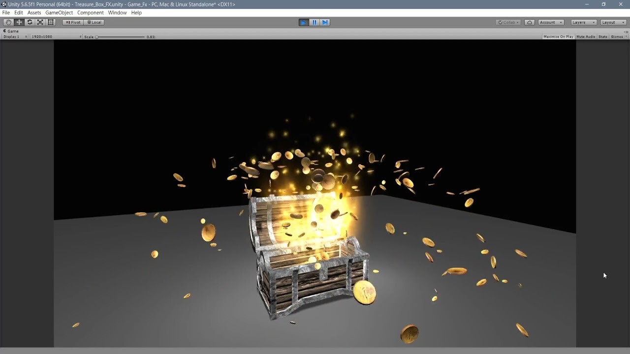 ArtStation - Treasure chest Game FX