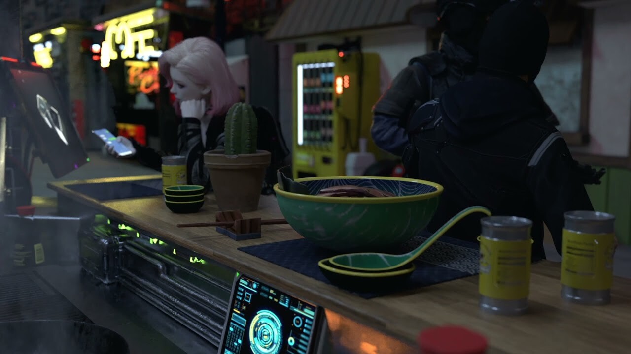 ArtStation - Cyberpunk Shop