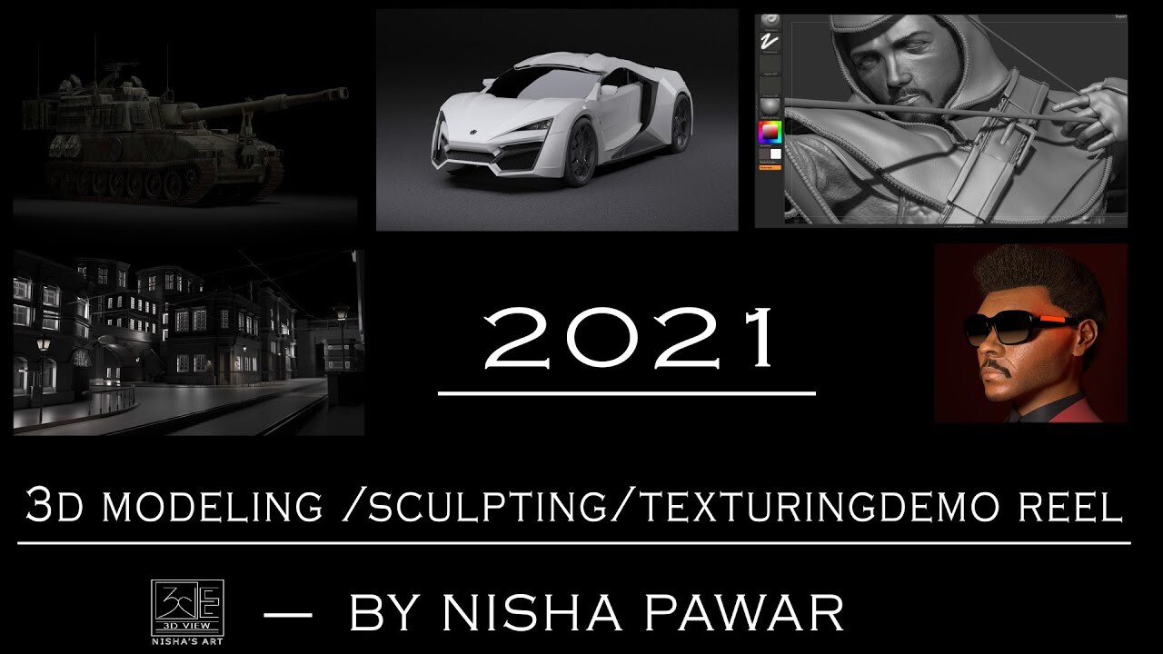 ArtStation - 3D Modeling & Texturing Demoreel -2021