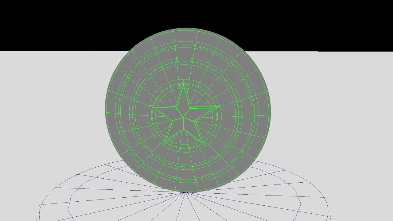ArtStation - Capation America Shield ||MAYA 3D Model