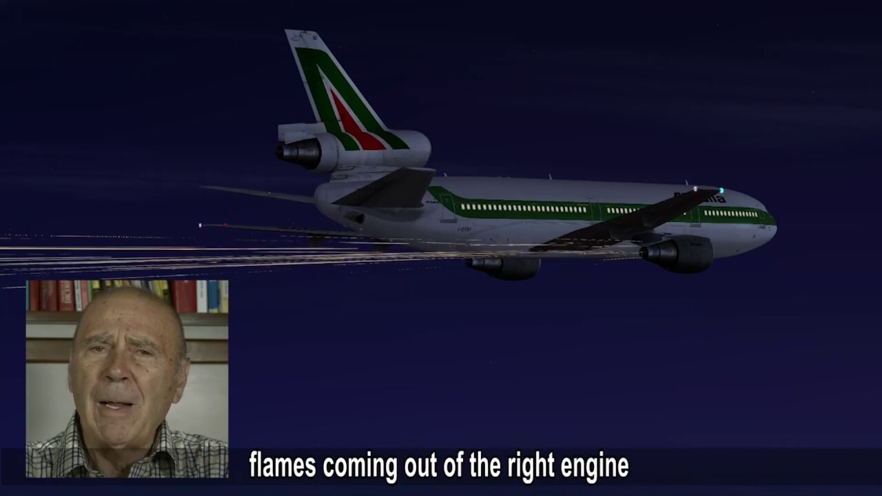 ArtStation - TWO ENGINES FLAME OUT - October 1973 - ALITALIA DC10