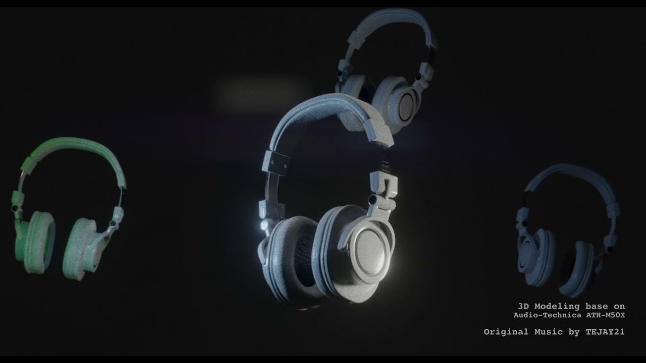ArtStation - Made a video for the headphone model