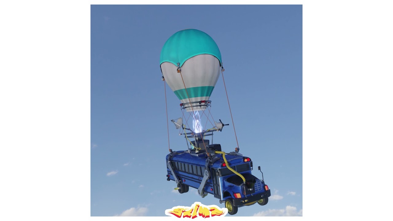 ArtStation - FORTNITE BATTLE BUS