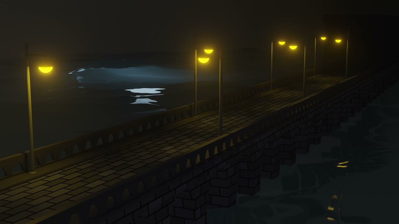 ArtStation - Bridge scene