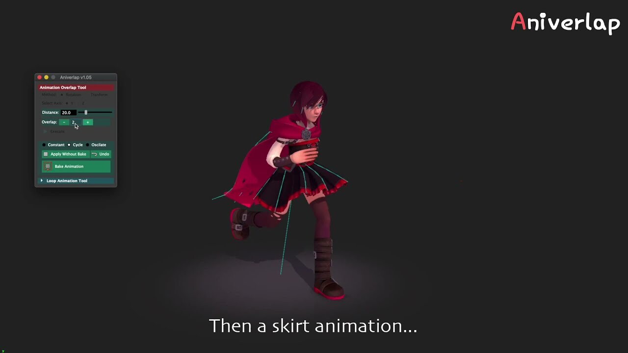 ArtStation - Animation overlapping script for Maya