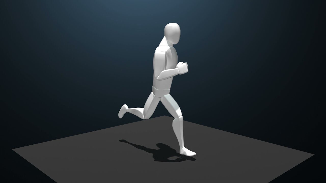 ArtStation - Full body run cycle