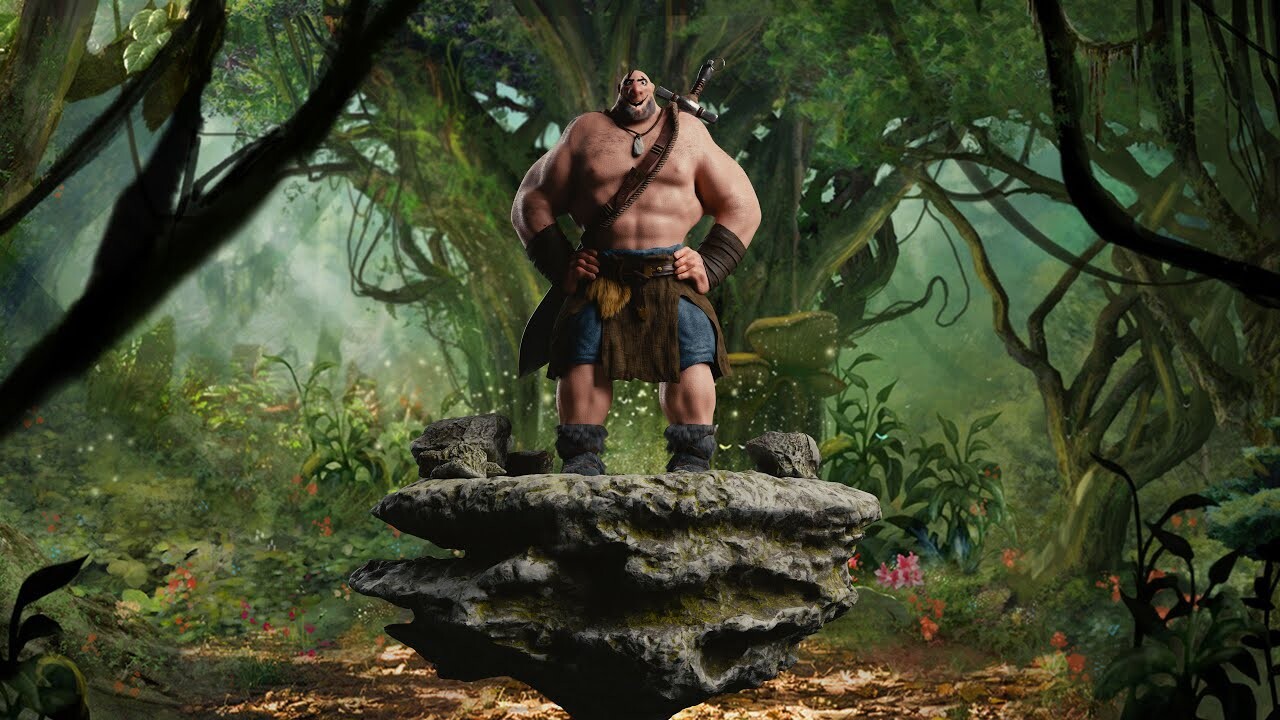 ArtStation - CUTE HEAVY CHARACTER | MODELING | TEXTURING