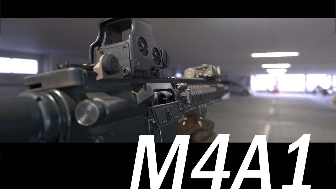ArtStation - M4A1 SOPMOD II first-person viewmodel reloads