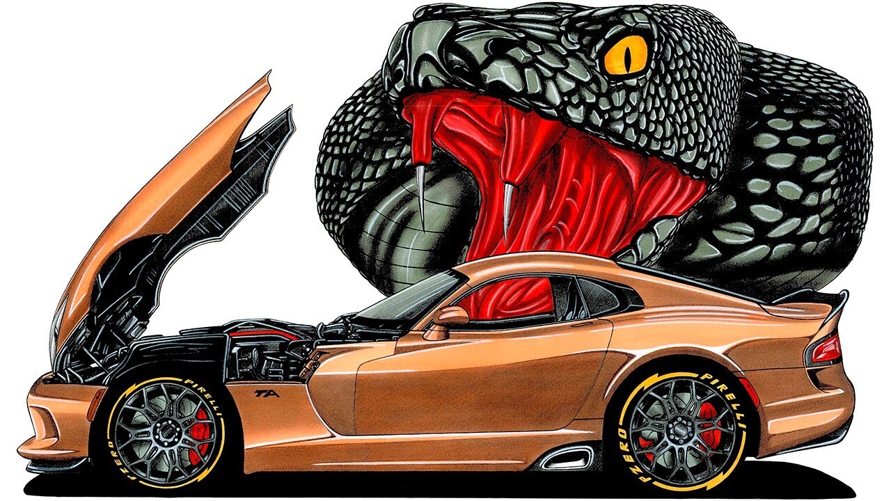 ArtStation - Dodge Viper