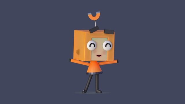 ArtStation - The little square head robot