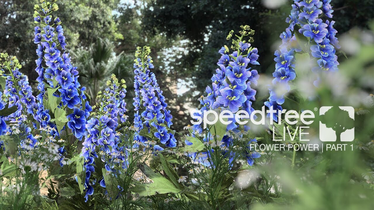 ArtStation - SpeedTree Live: Flower Power 1 & 2 (Making a vfx and games ...