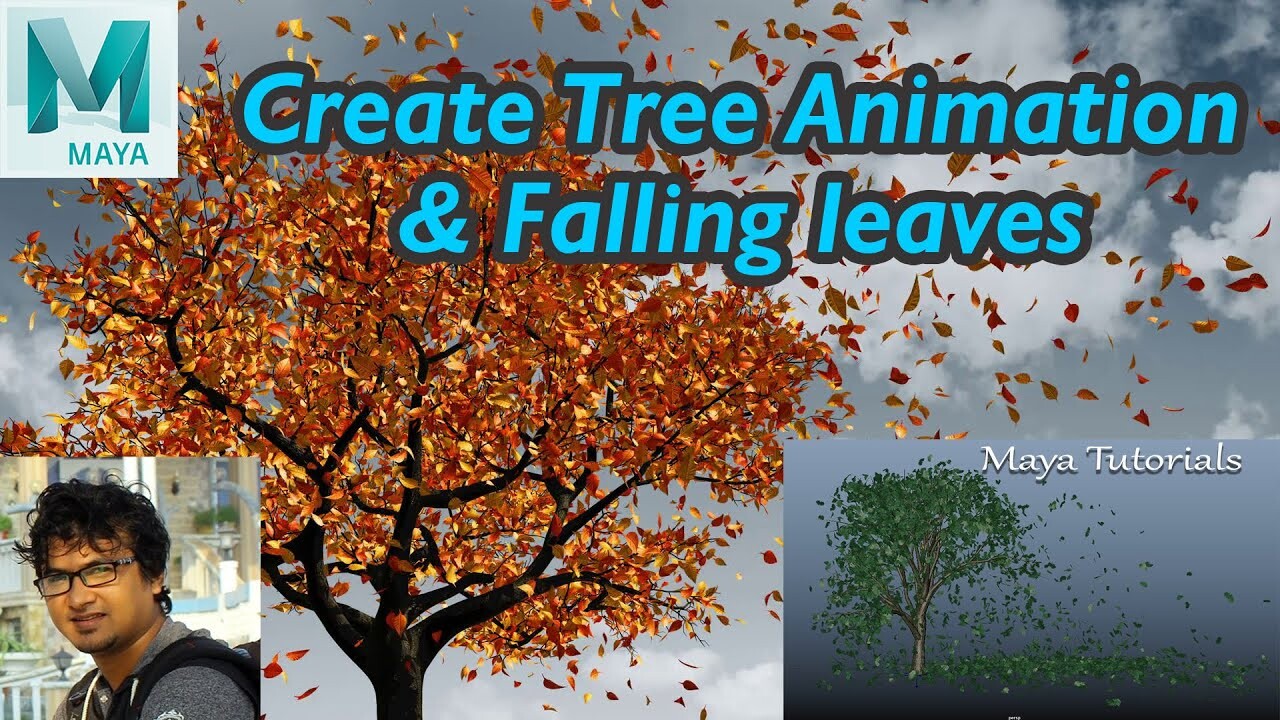 ArtStation - create tree animation and falling leaves