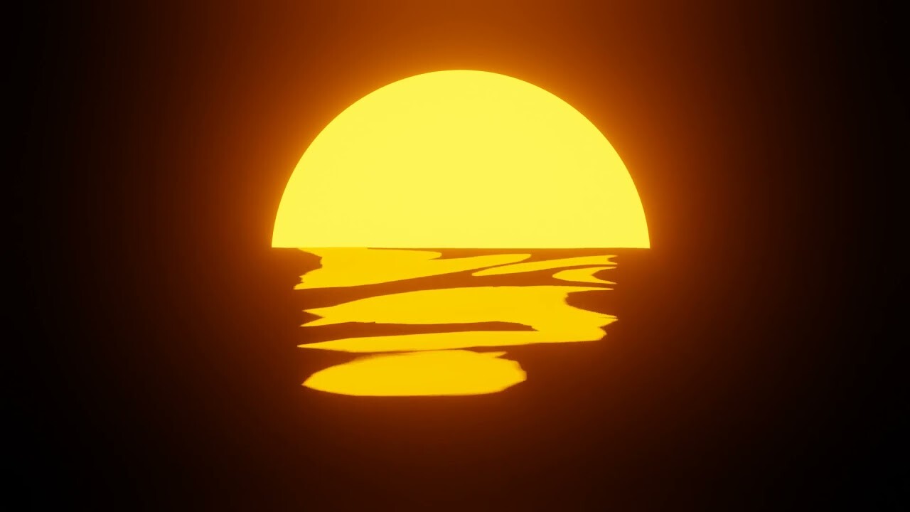 ArtStation - Sunset animation from Ducky3D