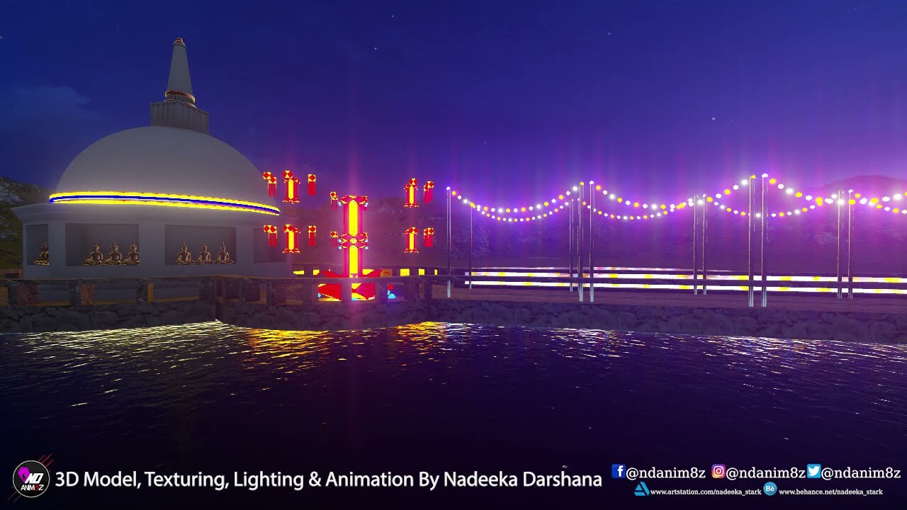 ArtStation - Vesak Animation 2021 - 3D