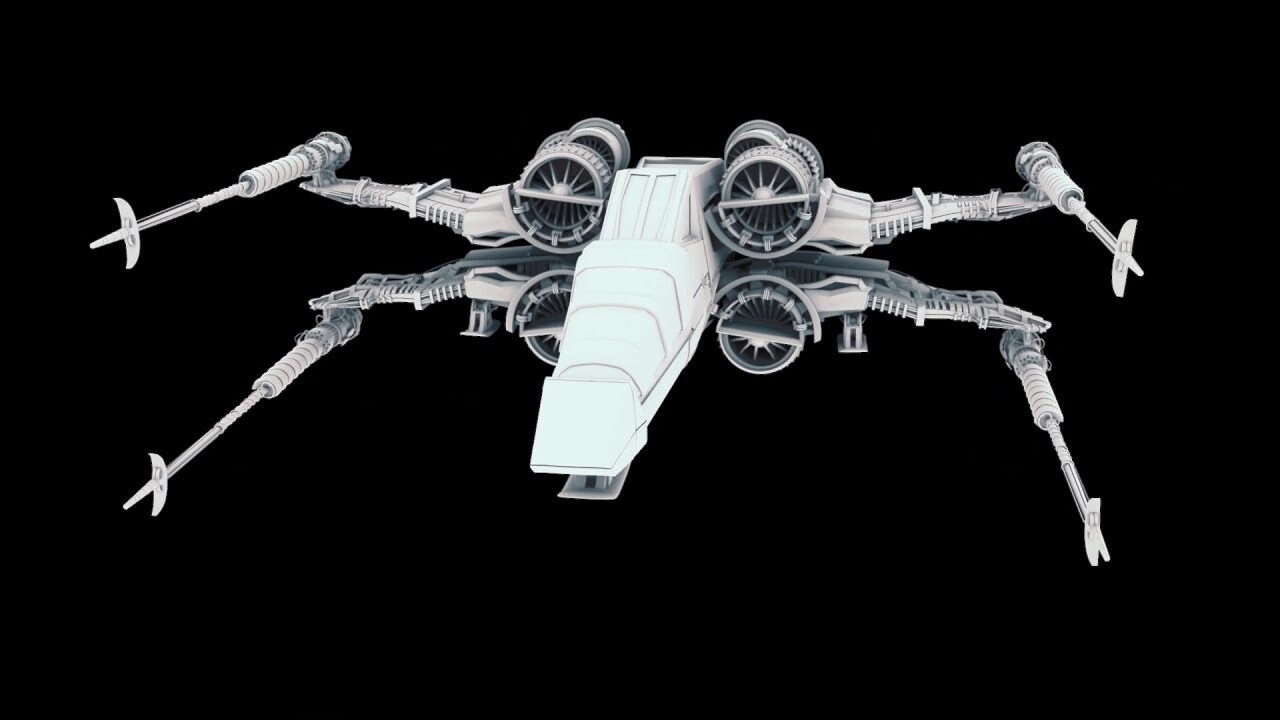 ArtStation - X-Wing Reworked (Work in progress)