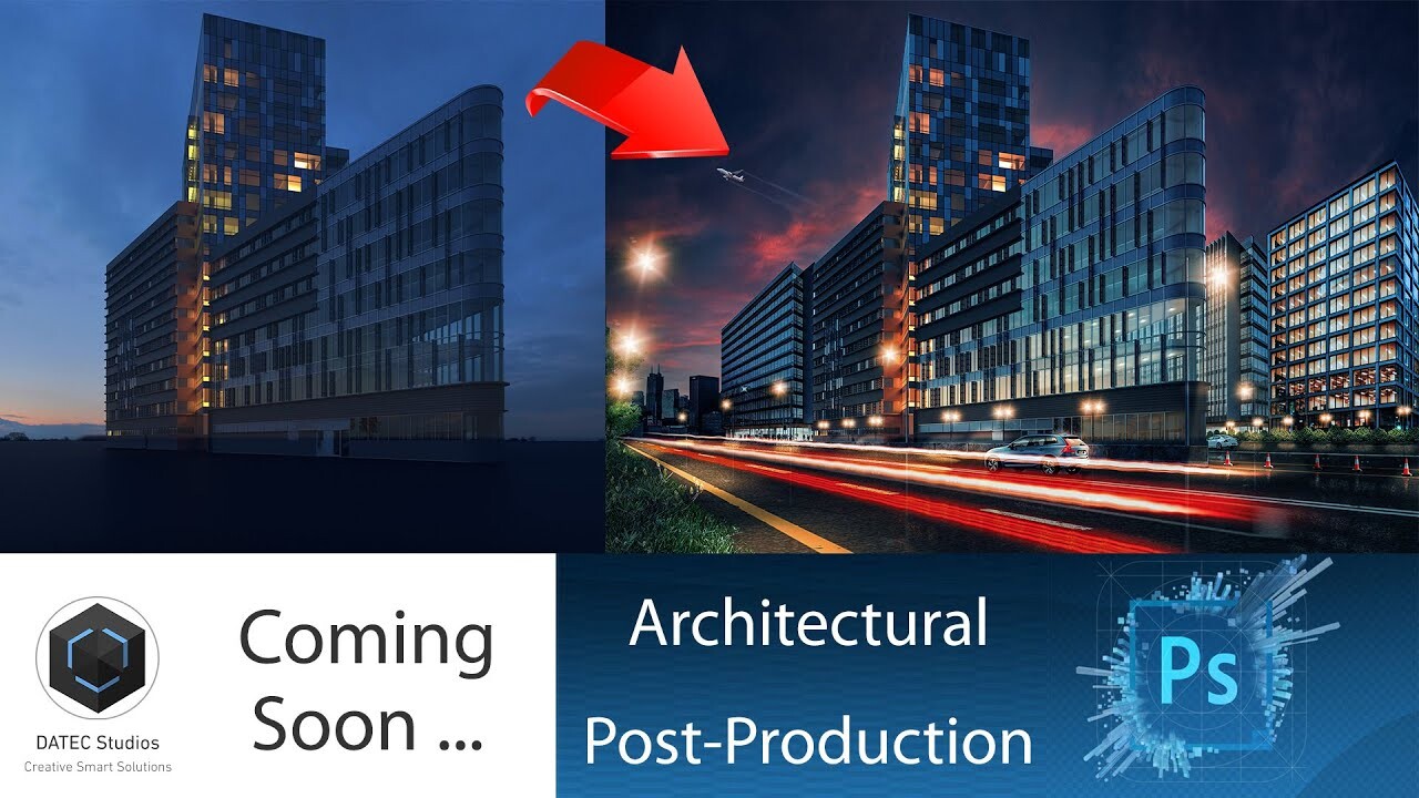 ArtStation - Architectural Post-Production in Photoshop (Trailer)