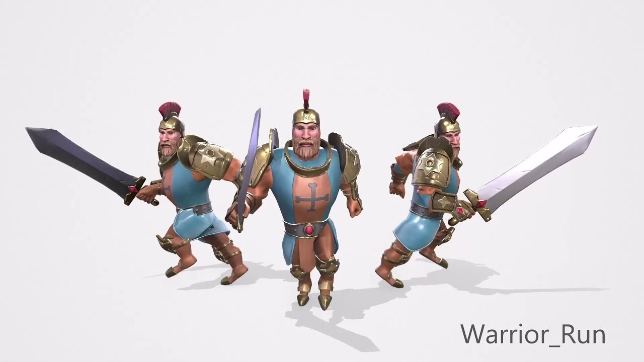ArtStation - Warrior Game Animation