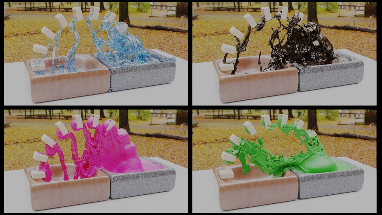 ArtStation - Fluids Experiment 1 (combined vids)