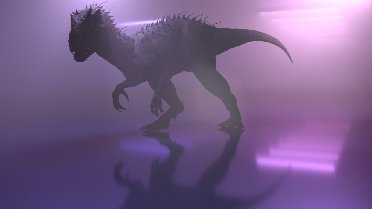 ArtStation - Chased by Indominus Rex [ Animation ]