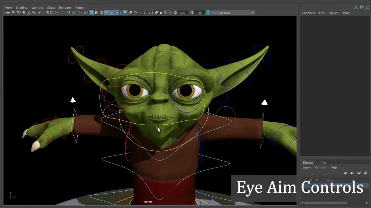 ArtStation - 3d Model/Rig Yoda by Huan Do | Yoda Design from Clone Wars ...