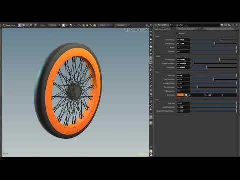 ArtStation - Procedural Bicycle Wheel - Houdini