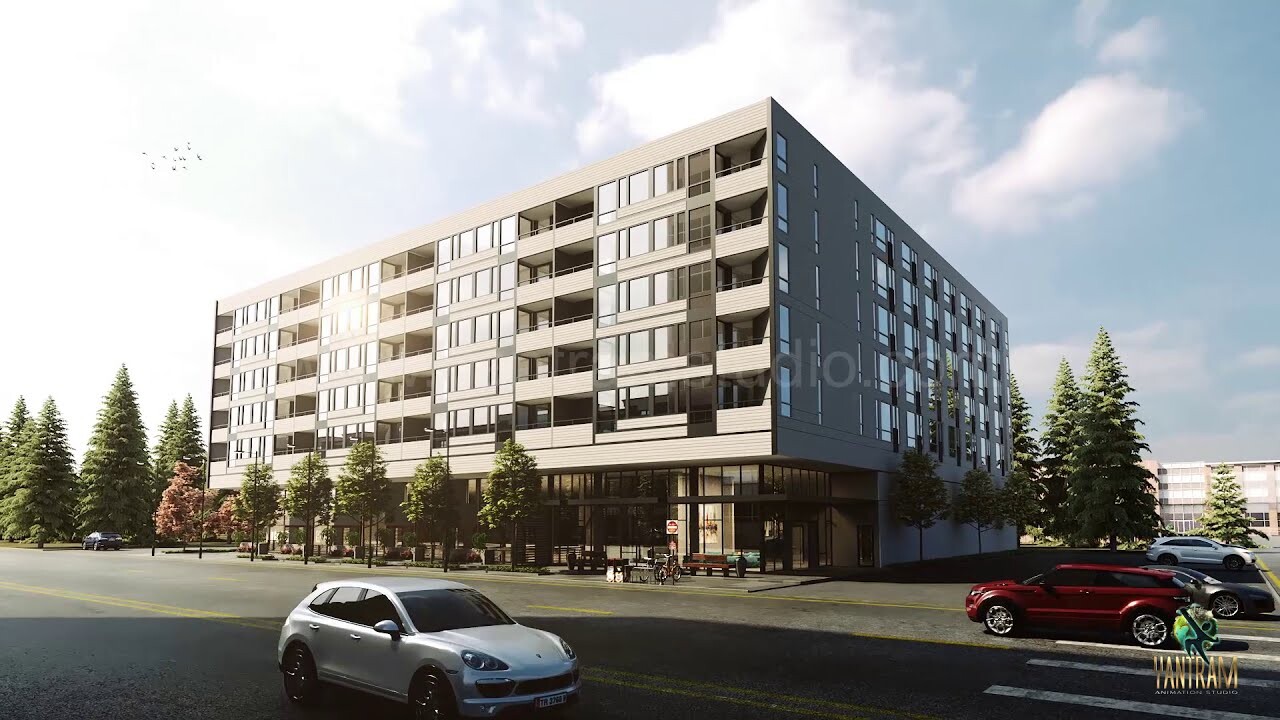 Yantram Architectural Design Studio - 3D Exterior Walkthrough Animation ...