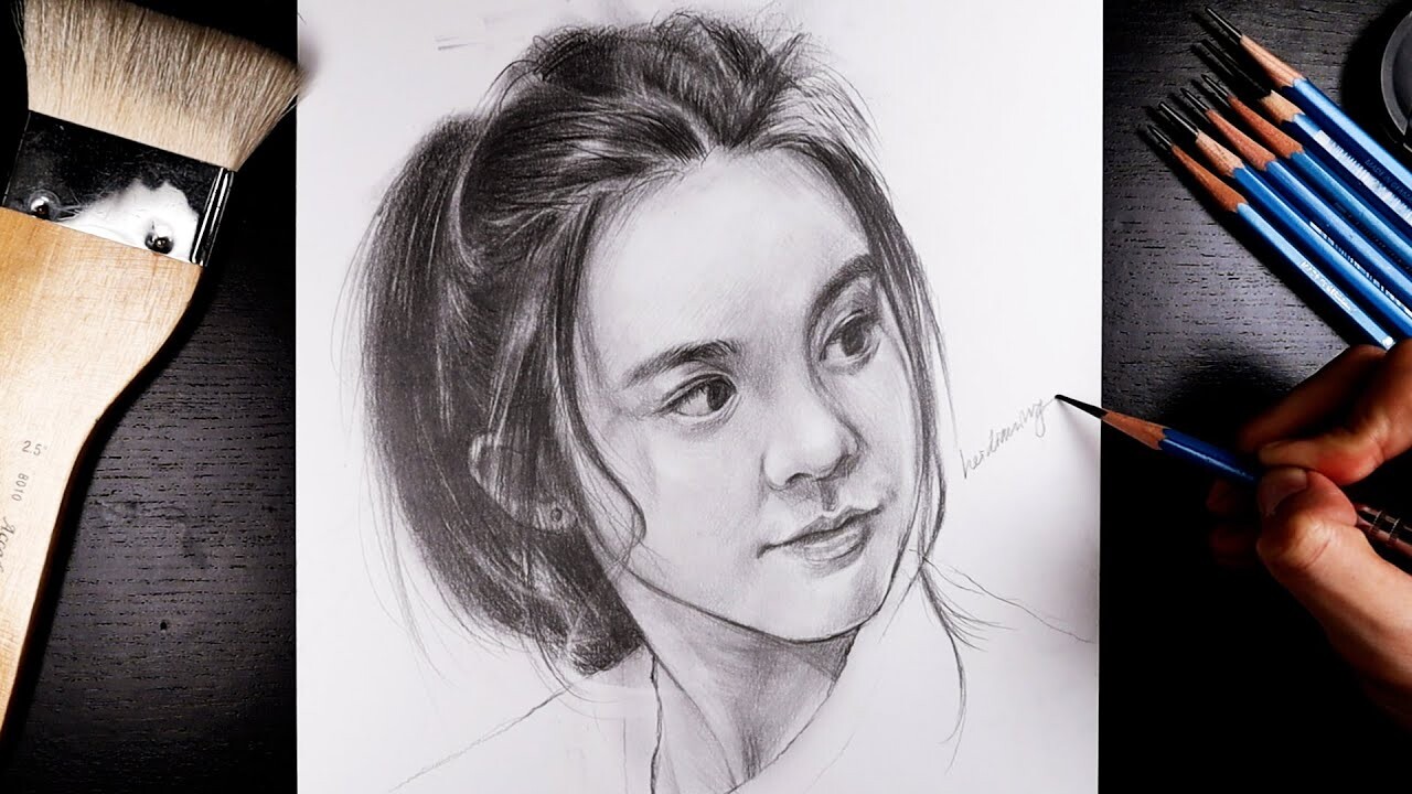 ArtStation - Chantel Yiu pencil drawing