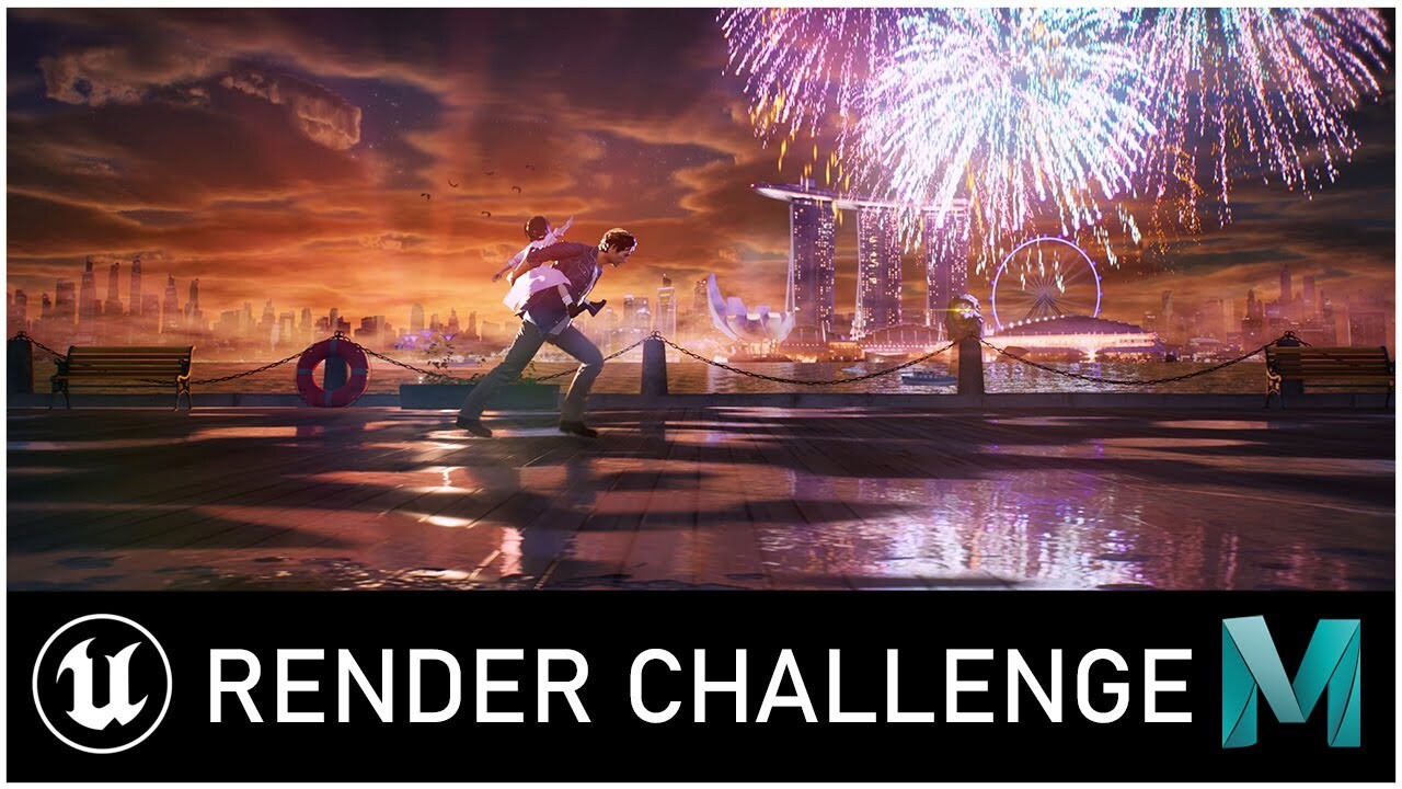 ArtStation - Top 100 - Alternate Realities Render Challenge - FIREWORKS