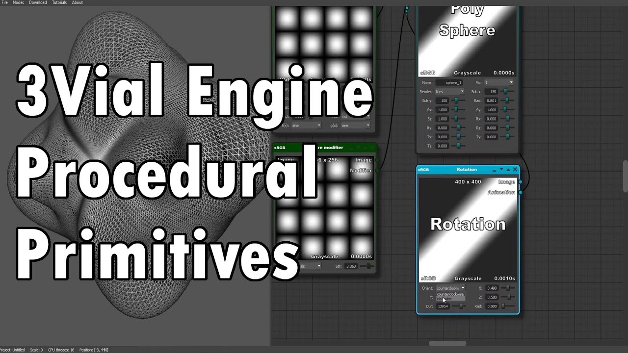 ArtStation - 3Vial Engine - Procedural Primitives