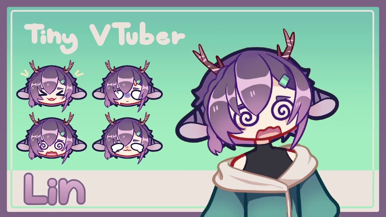 ArtStation - Tiny Vtuber Showcase: Lin