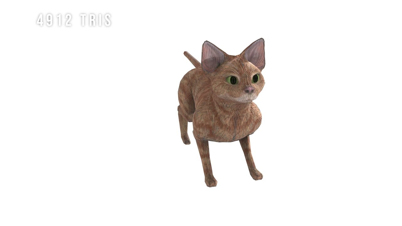ArtStation - Cat 3D model
