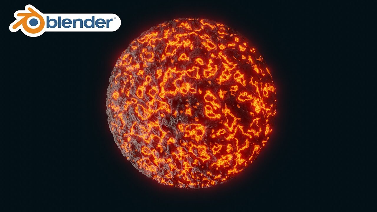 ArtStation - Lava loop animation.