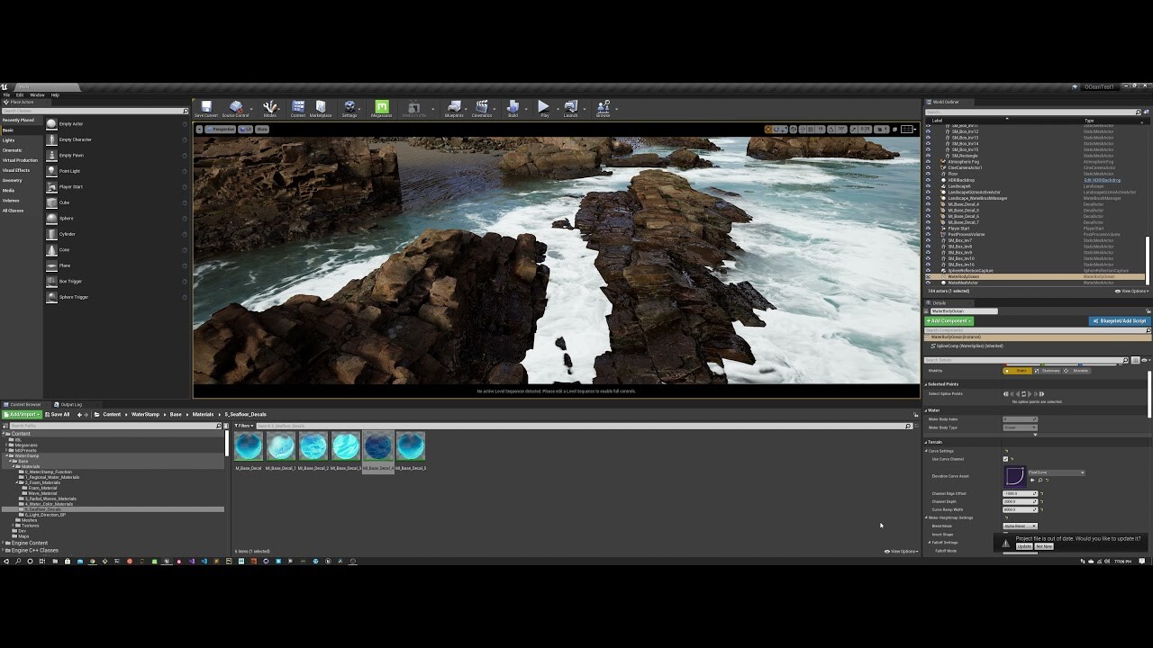 ArtStation - UE4 beach rocks development