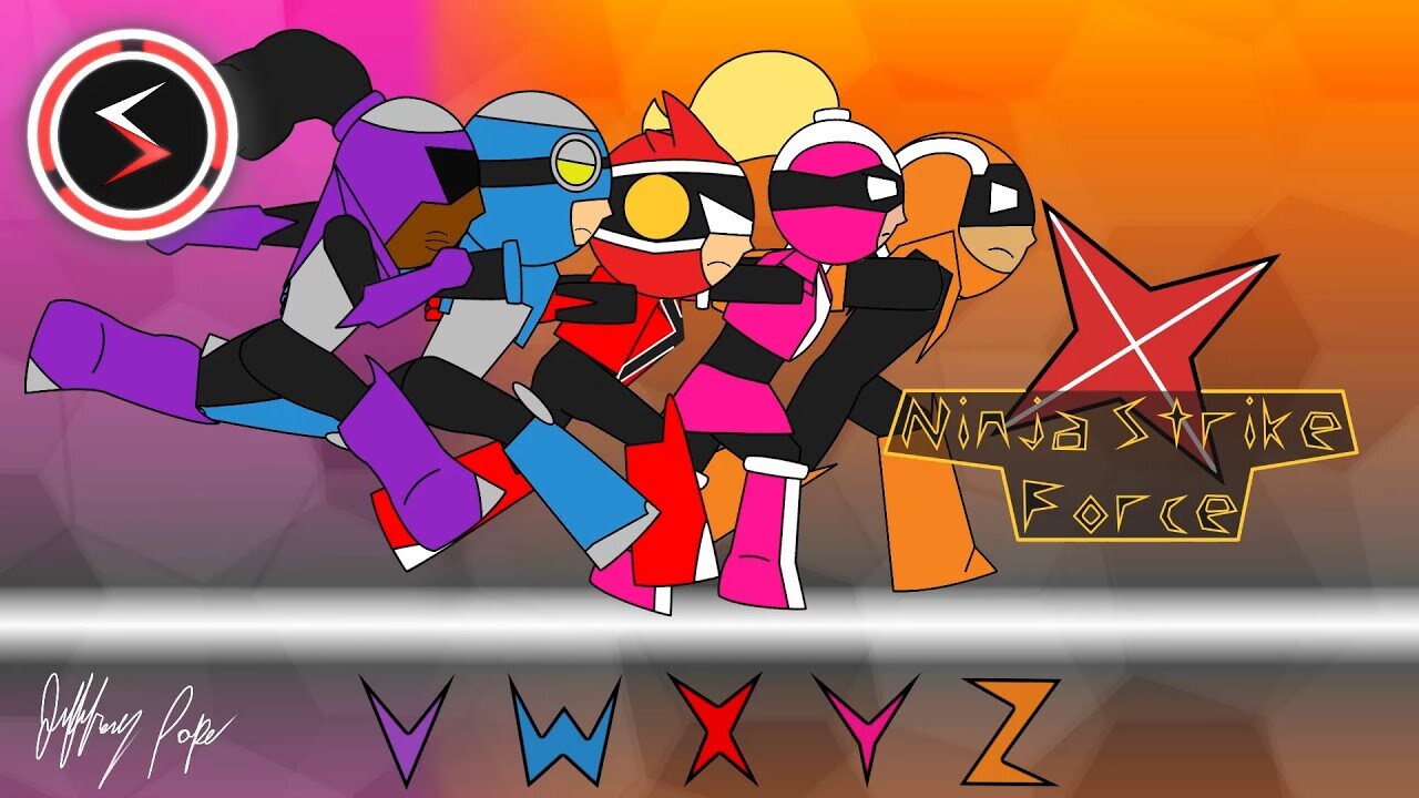 ArtStation - Ninja Strike Force: V/W/X/Y/Z Ninja Team Run Cycles ...