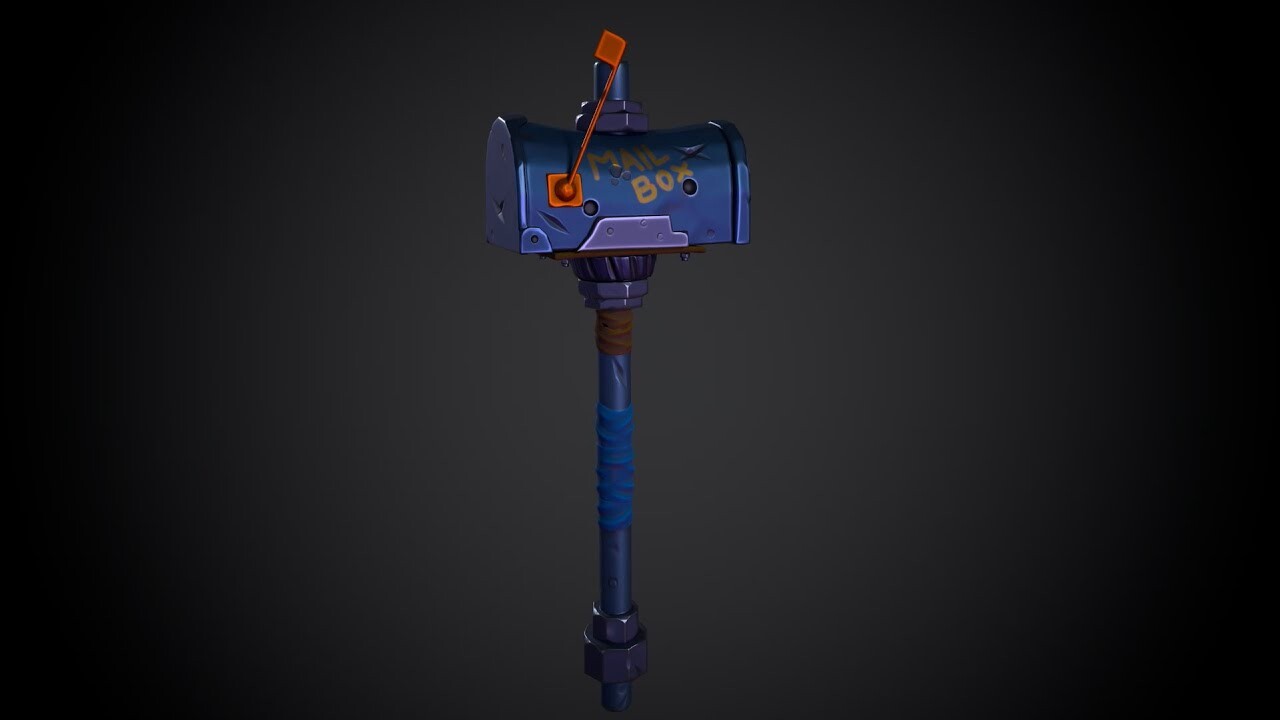 ArtStation - Stylized Mail-Box weapon