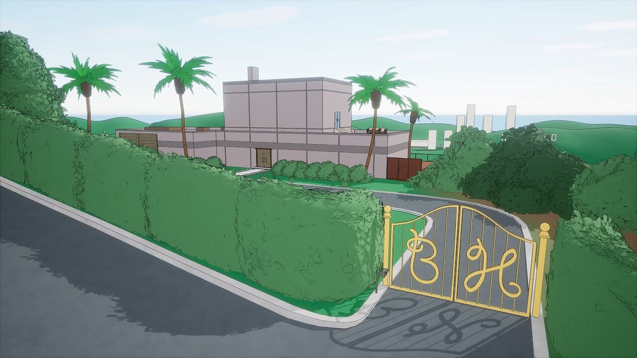 ArtStation - Bojack Horsemans House in Unreal Engine 5