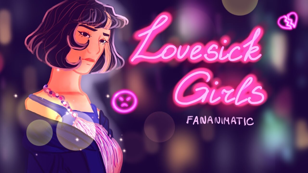 ArtStation - Lovesick Girls - Blackpink (Fan Animatic)