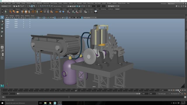 ArtStation - Mechanical Rigging with Scripts 1