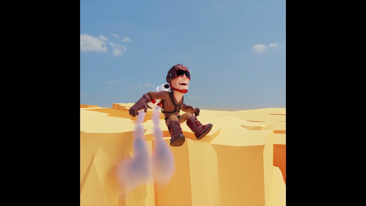 ArtStation - Jetpack Character - Modeling and Animation