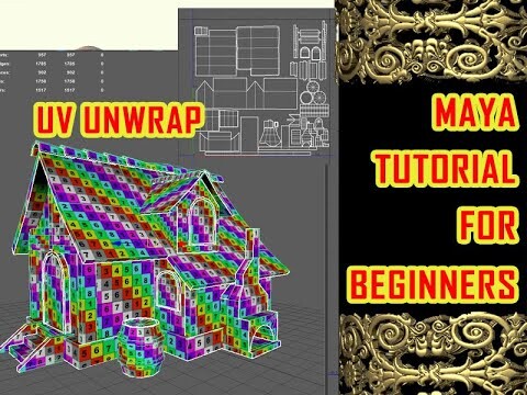 ArtStation - maya hut unwrap