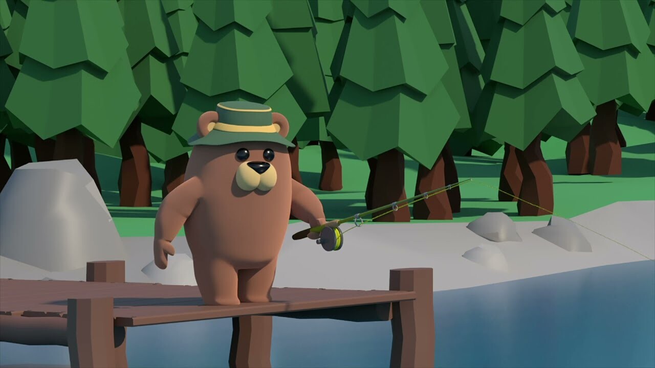 ArtStation - Gone Fishin'