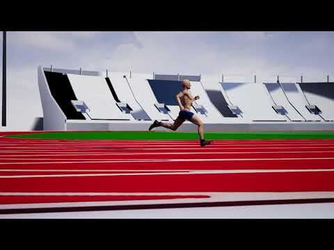 ArtStation - Simulation 100 M Sprint