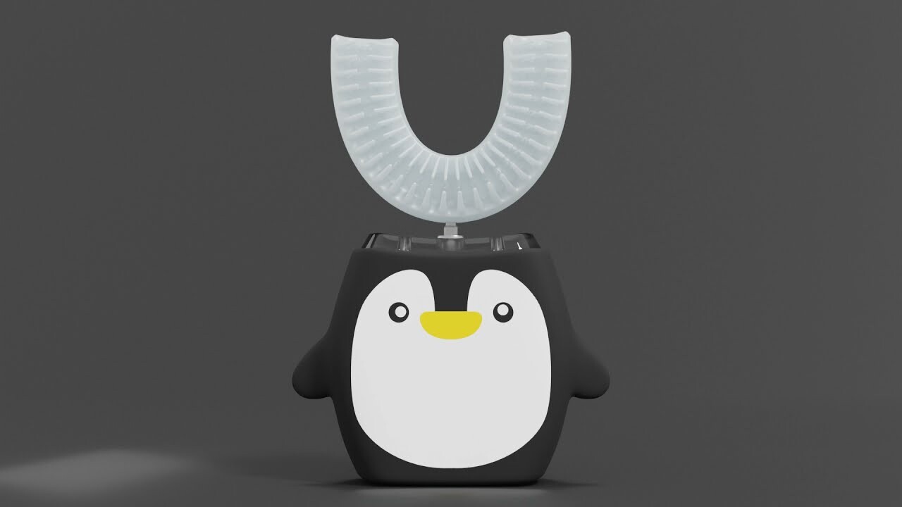 ArtStation - Penguin toothbrush - Product model