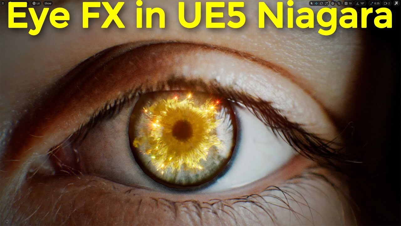 ArtStation - Eye FX in UE5 Niagara | Download Project Files