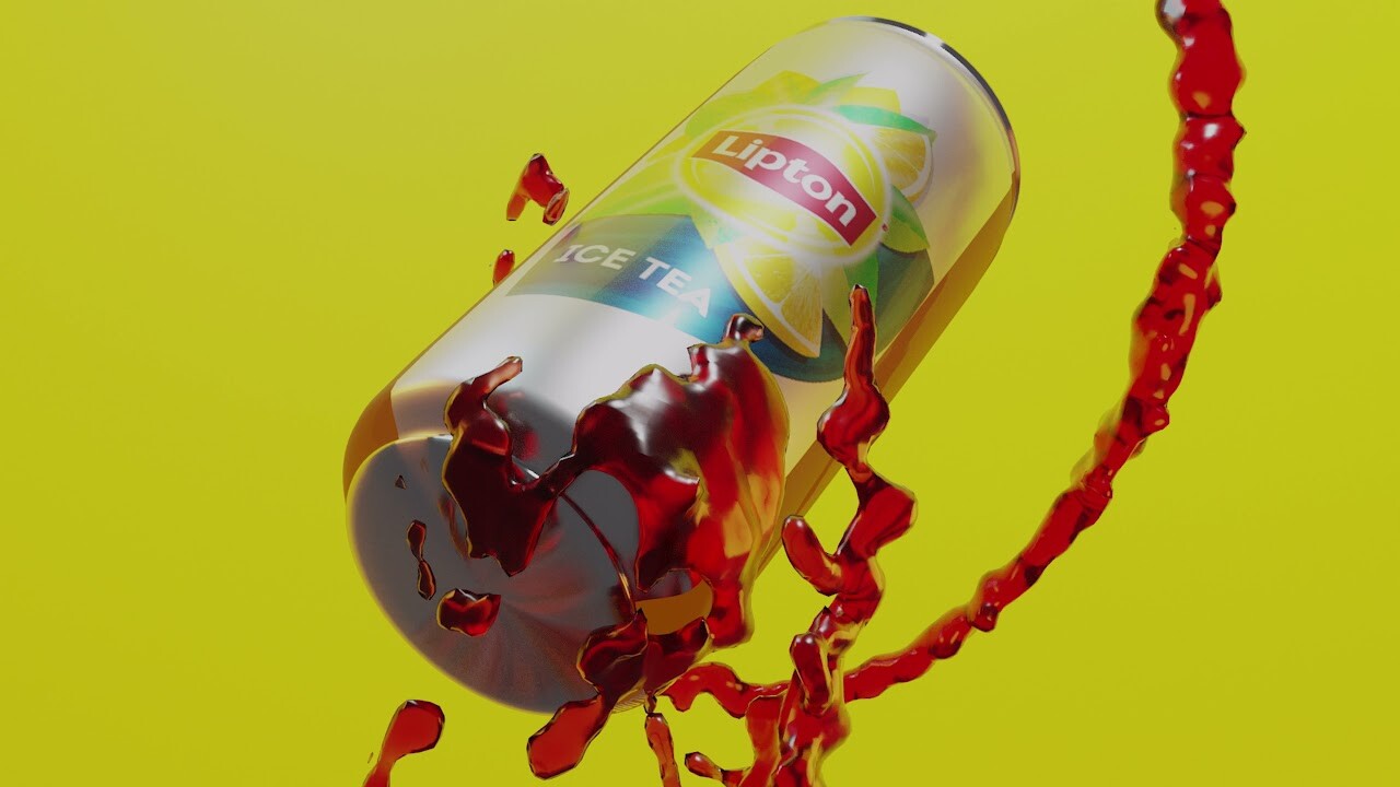 ArtStation - Lipton_Commercial_Blender3D