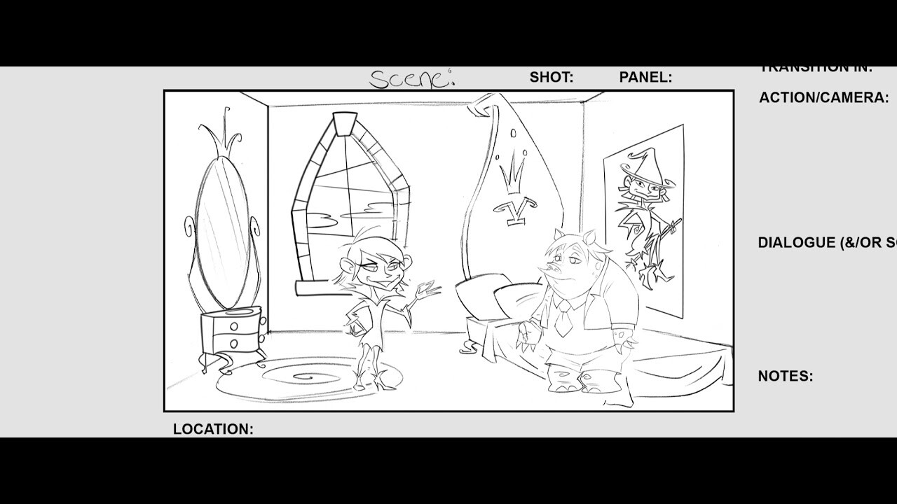ArtStation - First storyboard ever