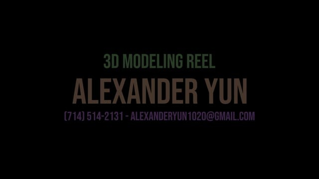 ArtStation - Alexander Yun - Reels 2021