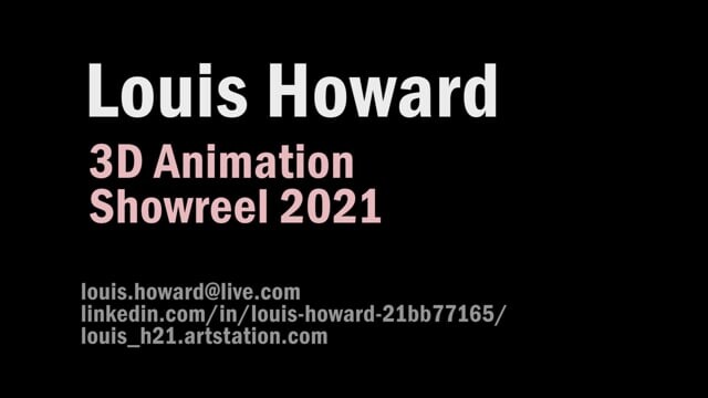 ArtStation - Louis Howard Showreel July '21
