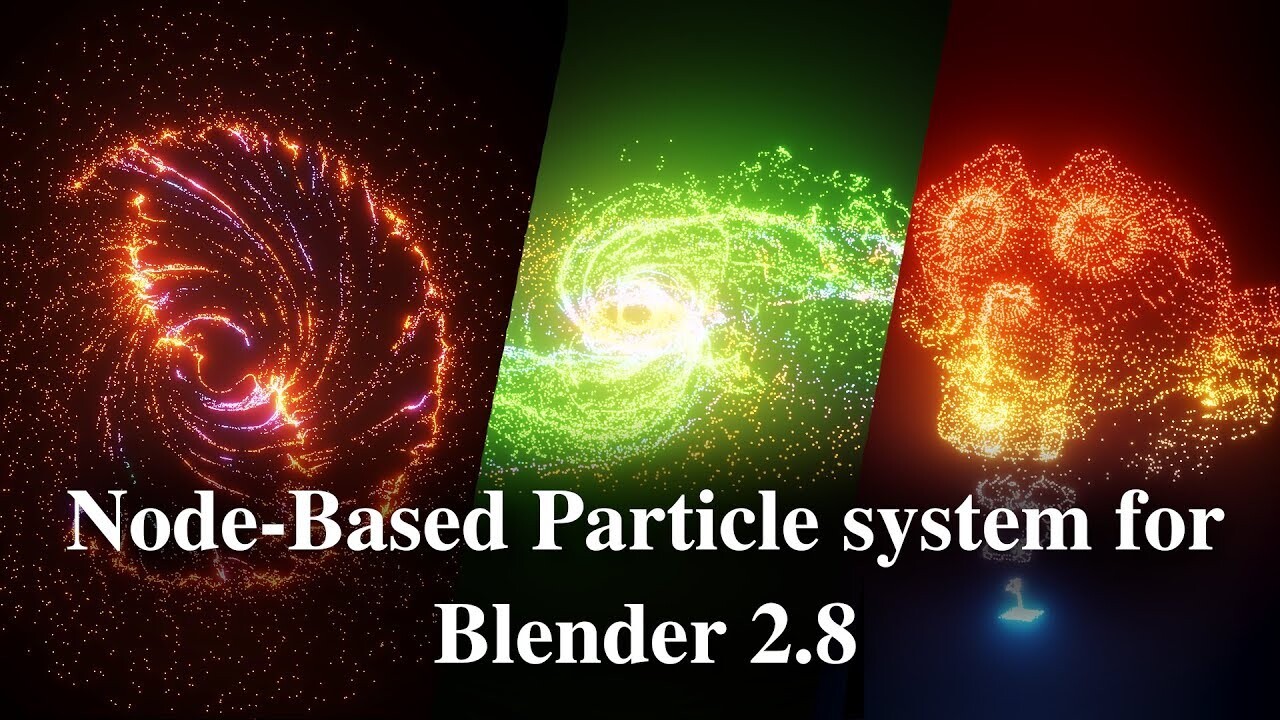 3D Singh VFX - Node-Based Particles (Beta) for Animation Nodes (AN) with Particle Output Node ...